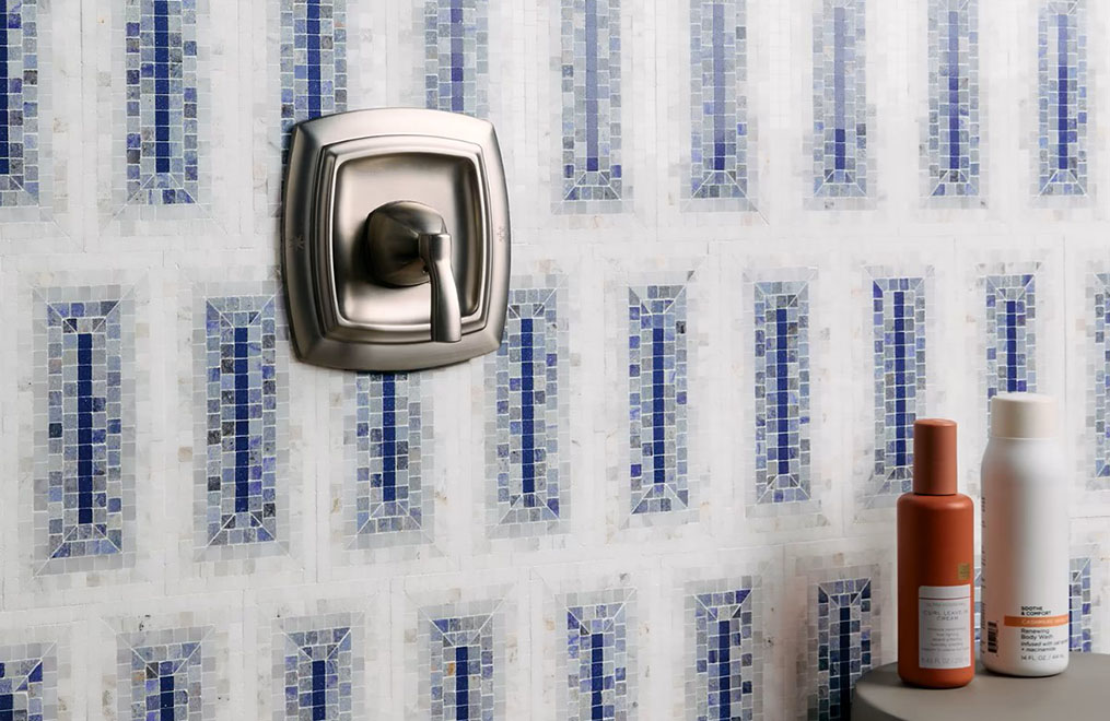 Imogen Micro Mosaic: Iconic Shapes in Genuine Marble - SS Tile & Stone