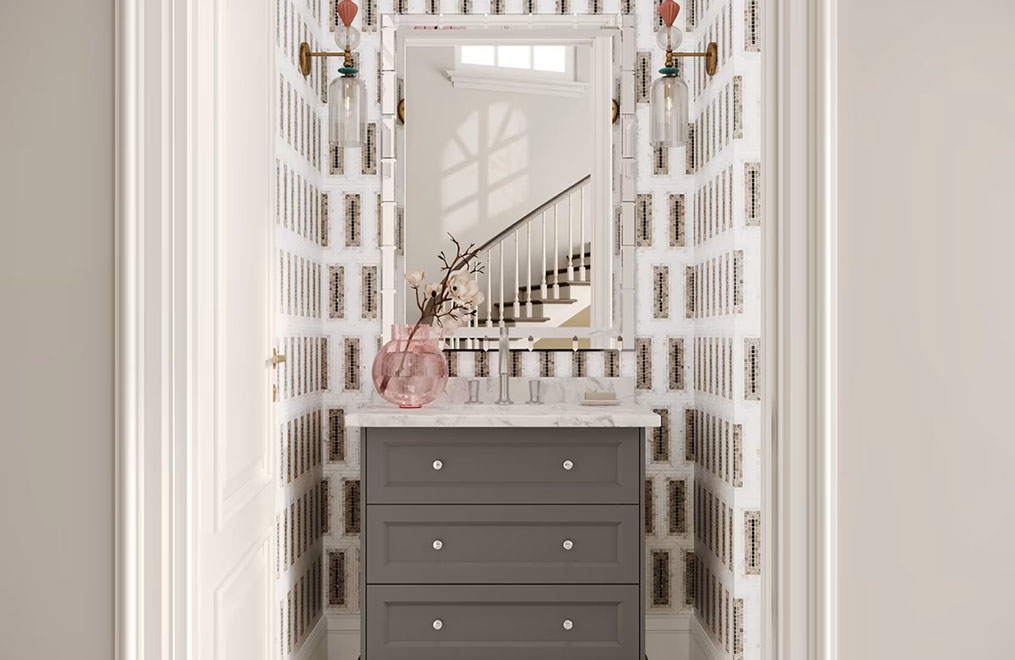Imogen Micro Mosaic: Iconic Shapes in Genuine Marble - SS Tile & Stone